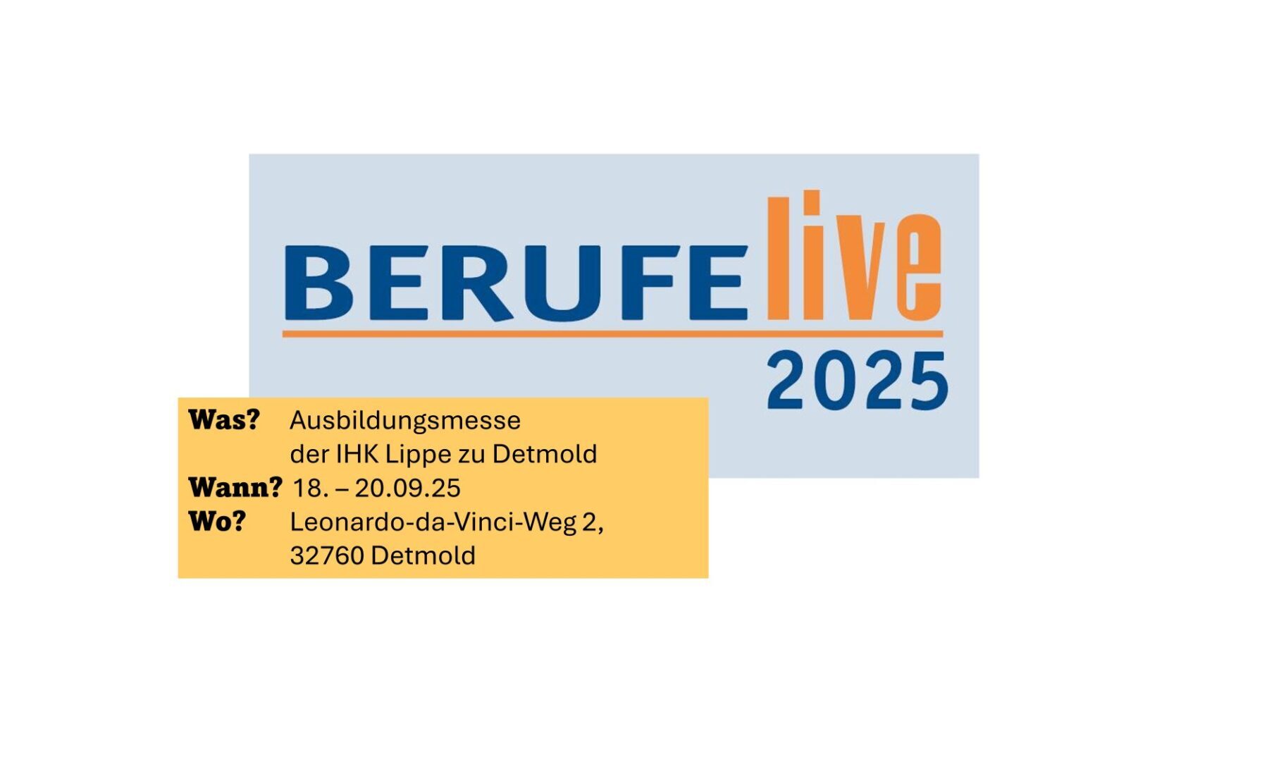 „Berufe live“ Ausbildungsmesse – auch das FFB ist dabei – Felix ...